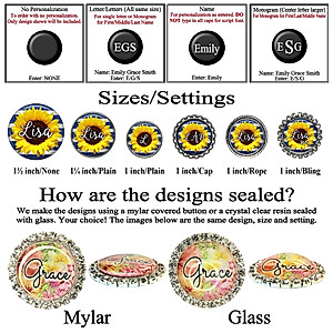 Navy Stripes Sunflower Tube Stethoscope Tag - Adjustable Steth Tag Id Personalized with Name Monogram Occupation Title - Floral Nurse Identification