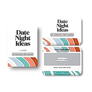 Romantic Couples Gift - Fun & Adventurous Date Night Box - Scratch Off Card Game with Exciting Date Ideas for Couple: Girlfriend, Boyfriend, Newlywed, Wife or Husband.