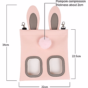 Small Animal Hay Feeder Bag, Guinea Pig Rabbit Feeder Dried Grass Bag