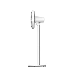 Xiaomi Mi Smart Standing Fan 2 Lite, Smart Fan, Portable Design, 7 Rotor Blades For Powerful Airflow, Voice Control, Mi App Control, White