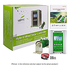 Original Factory 1400W 12V/24V Off Grid MPPT Wind Solar Hybrid Charge Controller Design for 0- 800W Wind with 0- 600W Solar Panel system with Booster Function and Dump Load