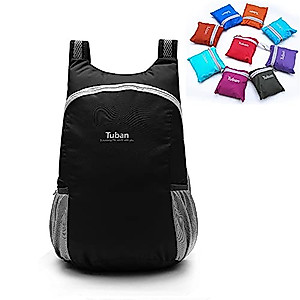 BONVEN Lightweight Backpack Foldable Backpack Ultra Lightweight Packable Rucksack Casual Small Daypack for Hiking Camping Travel Outdoor Sport
