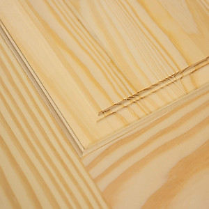 6-Panel Solid Pine Interior Door Slab (18x80)