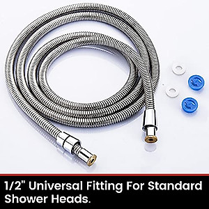 98 Inch or 2.5 Meter Shower Head Hose extension Bathroom Handheld Showerhead Sprayer replacement