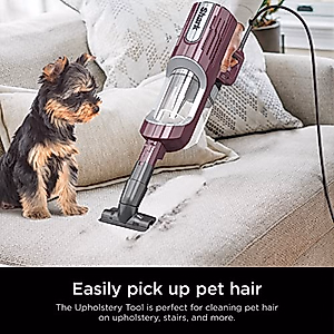 Shark HZ702 Ultralight PetPro Corded Stick Vacuum with PowerFins HairPro Odor Neutralizer Technology, Wine Purple