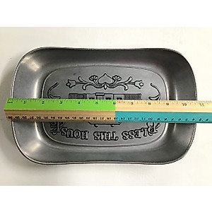 Wilton Armetale Bless This House Large Bread Tray - Matte Finish