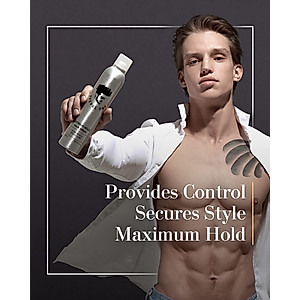 Avenue Man Extreme Hold Hairspray, 9.0 oz - Paraben-Free Hair Spray for Men with Natural Extracts - Hair Products For Men - Extra Firm Hold Hair Spray, Made in Portugal