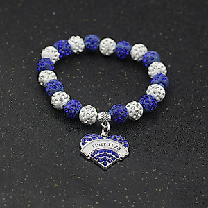 Sorority Paraphernalia Gift ZPB Crystal Bracelet 1920 Finer Women Gift Greek Sorority Jewelry for Women Sisterhood (ZPB Bracelet)