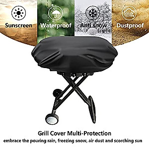vchin Grill Cover for Coleman Roadtrip LXX LXE and 285, Waterproof Fade Resistant Grill Cover