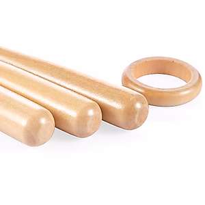 Honoson 1 Pack Baseball Stand Baseball Holders for Balls Display Baseball Bat Wooden Display Stand Holder Display Baseball Centerpieces for Tables for Kids and Sports Lover (Wood Color)