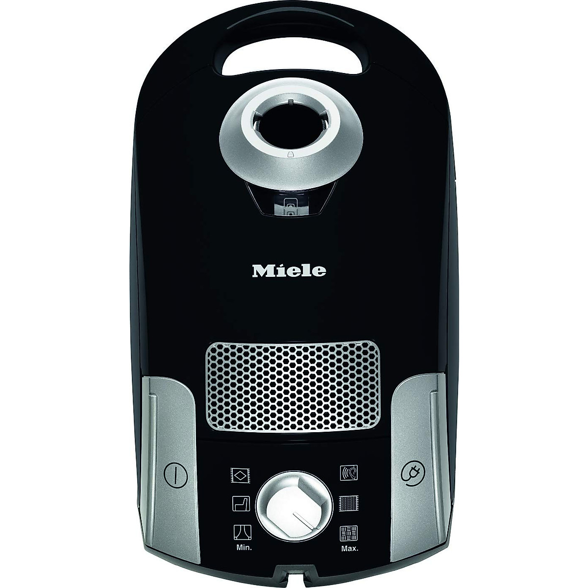 Miele Turbo Team Canister Vacuum, Obsidian Black