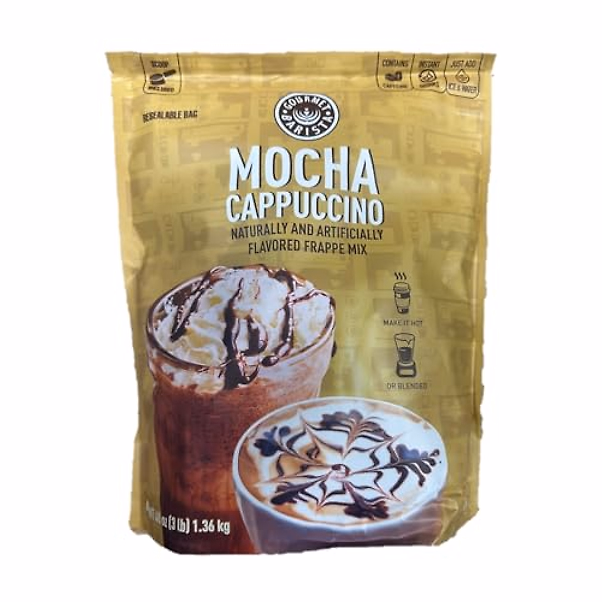 Gourmet Barista Mocha Cappuccino Mix (48 oz.)