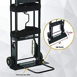 Olympia Tools 800 Lb Appliance Hand Truck with Easy-to-use Belt Tightener for transport Large Appliances and Furniture