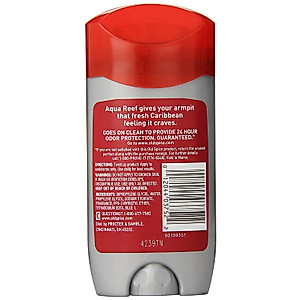Old Spice Deodorant Aqua Reef Size 3 oz. (Pack of 6)