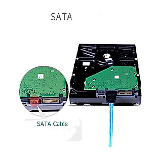 CABLEDECONN High Speed 6pcs/Set Sata 3 SATA Cable SAS Cable 6Gbps for Server 1M