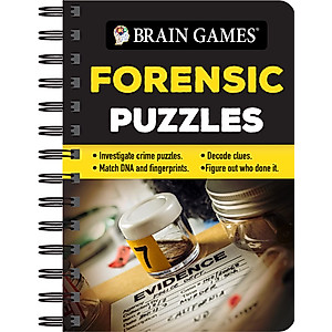 Brain Games - To Go - Forensic Puzzles: Investigate Crime Puzzles - Match DNA and Fingerprints - Decode Clues - Figure Out Who Done It