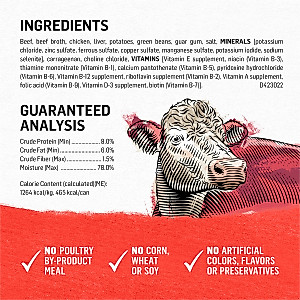 Purina Beyond Beef, Potato, And Green Bean Grain Free Wet Dog Food Natural Pate With Added Vitamins And Minerals - (12) 13 Oz. Cans