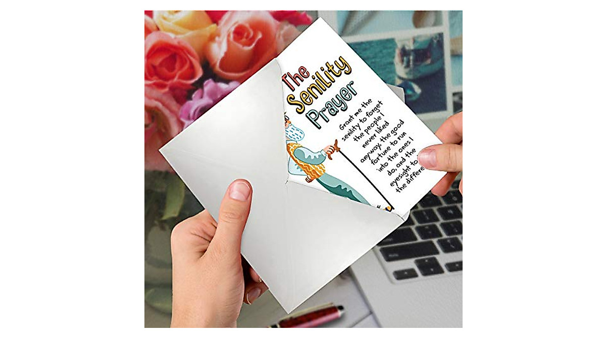 Funny Birthday Notecard for Men - Hilarious Elder Humor Card