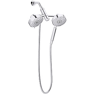KOHLER 23219-CP Purist 2-in-1 Multifunction Shower Combo Kit, Rotating Showerhead with Handheld Shower Head, 2.5 GPM, Polished Chrome