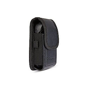 Universal Flip Phone Case, BELTRON Leather Vertical Pouch for TCL Flip Pro, Alcatel Go Flip 4, Go Flip V, MyFlip, Cingular Flip 2, Nokia 2720V (with Belt Loop, Metal Belt Clip & Dual Magnet Closure)