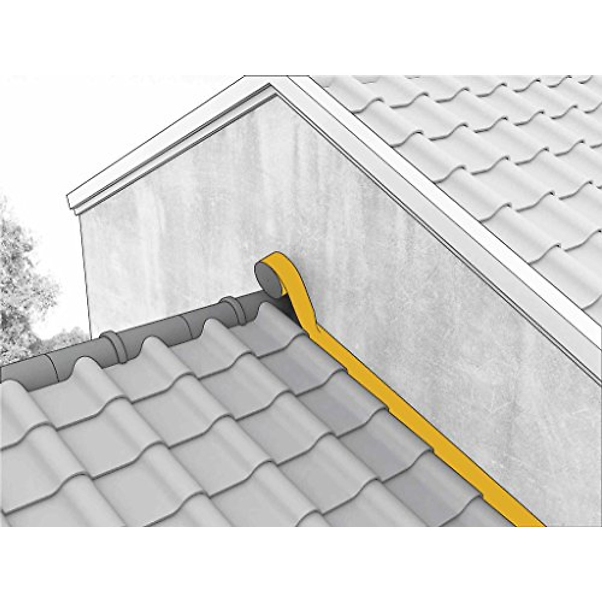 Sika Multiseal, Tear-resistant self-adhesive sealing strip, 200mm x 10m, Gray