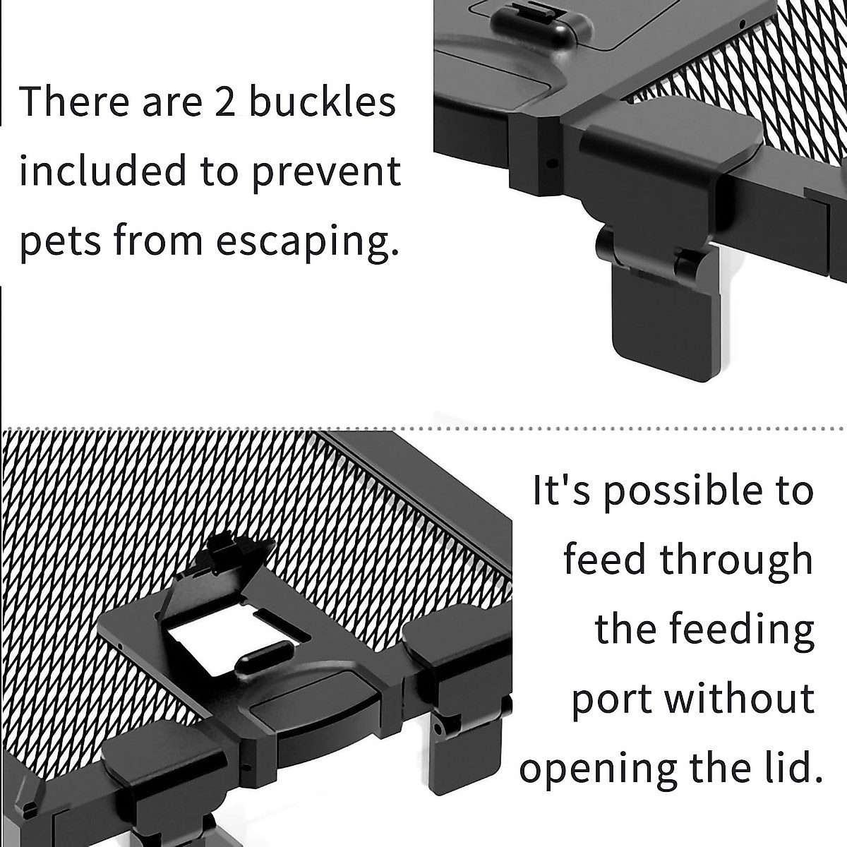 SARUFO Reptile Terrarium (9Pieces) 8 * 8 * 12 Amphibian Vertical Habitat Tank Starter Kit, Suitable for Small Reptiles Such as Geckos, Snakes, Lizards, Chameleons, Serpents(8 * 8 * 12 inchs)