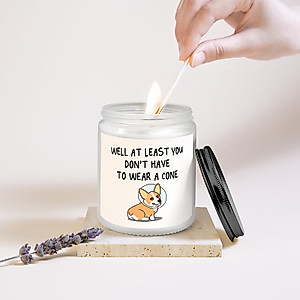 Get Well Soon Gifts for Women, Funny Get Well Gifts for Women After Surgery - Lavender Scented Candle, Feel Better Thinking of You Cheer up Gifts for Family Friend Coworker Men
