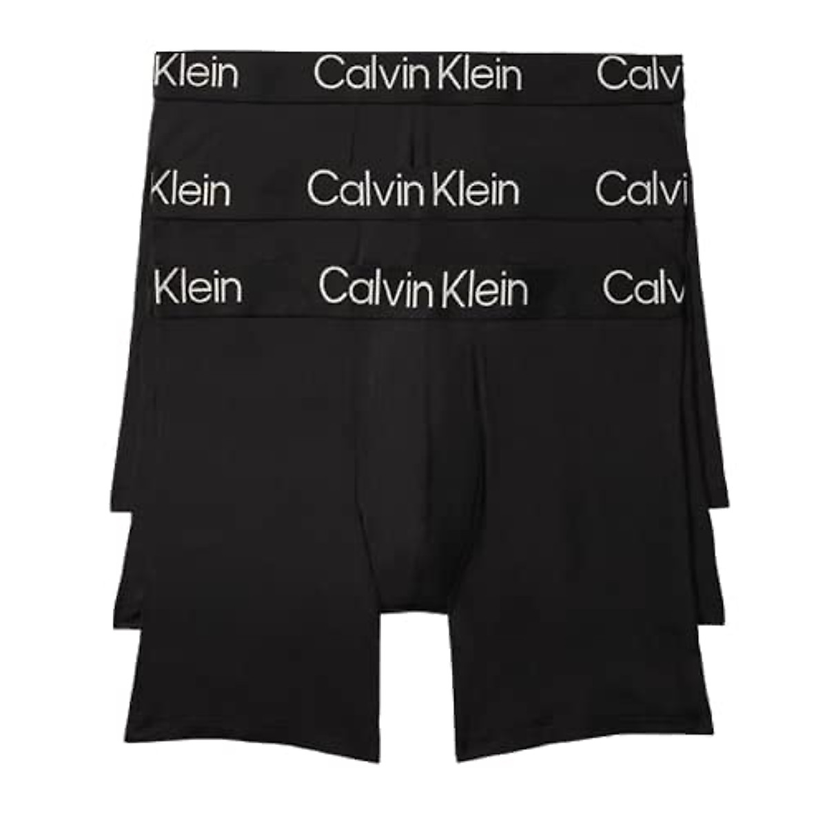 Calvin Klein Men's Ultra Soft Modern Modal Boxer Brief, 3 Black, M