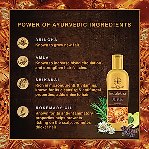 Indulekha Bringha Anti Hair Fall Shampoo (Hair Cleanser) 200ml, 6.76 oz