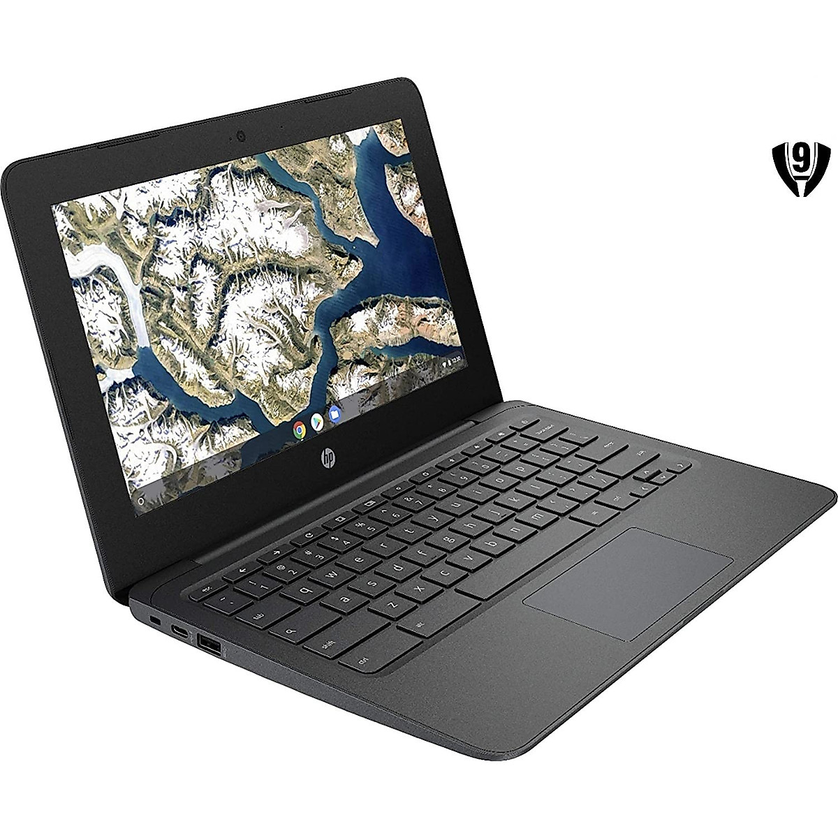HP 11.6" Chromebook, Intel Celeron N3350 Dual-core, Intel HD Graphics 500, 4GB Memory 32GB eMMC Flash Memory, Bluetooth, Webcam, Wi-Fi, Chrome OS, Ash Gray