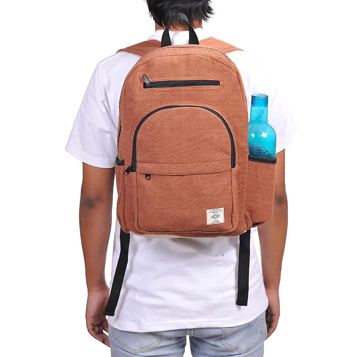 THE COLLECTION ROYAL Himalayan Hemp Cotton Hippie Boho Cloth Casual Bag Daypack Backpack