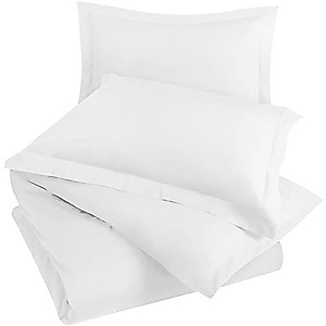 Utopia Bedding Duvet Cover King Size Set - 1 Duvet Cover with 2 Pillow Shams - 3 Pieces Comforter Cover with Zipper Closure - Ultra Soft Brushed Microfiber, 104 X 90 Inches (King, White)