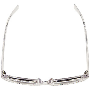 Circus NY by Sam Edelman Women's CC279 Glitter Round Cat Eye Sunglasses with UV400 Protection - Trendy Gifts for Her, 50mm