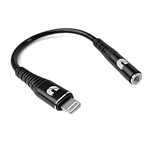 Cummins Lightning(R) Compatible Aux Cord Headphone to Mobile 5in Cable Headphone Jack DongleCMN4707