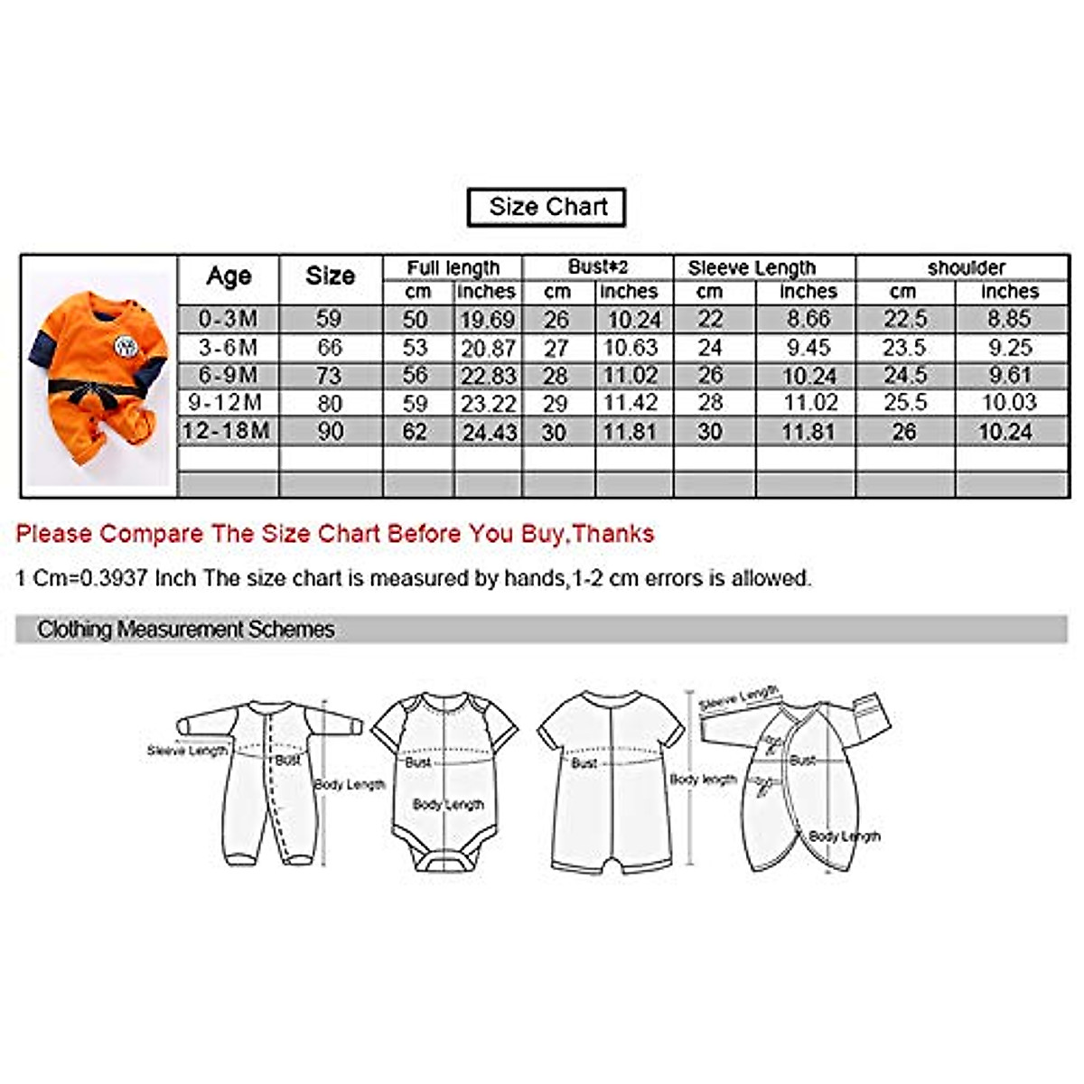 RELABTABY YFYBaby Cute Newborn Baby Boys Girls Clothes Infant Toddler Long Sleeve Romper Jumpsuit Outfits