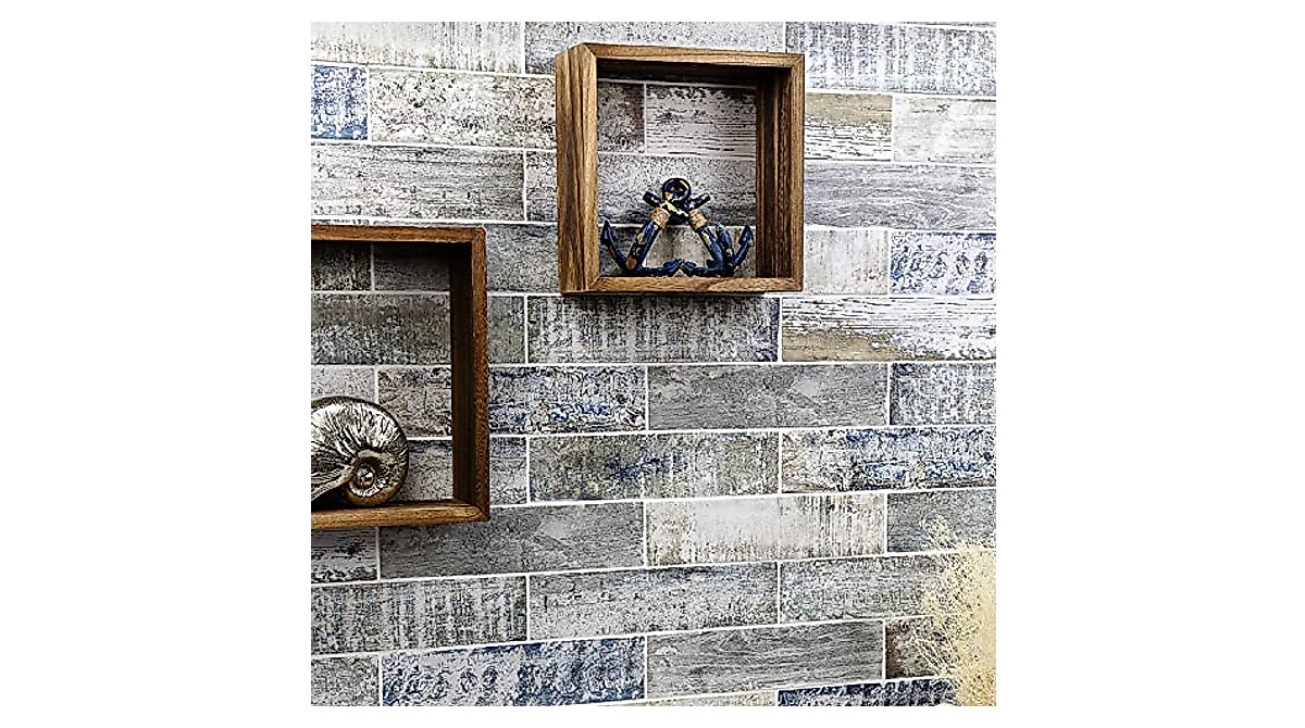 Strait Wood 3x12 Ceramic Subway Tile - Coastal Wall Decor