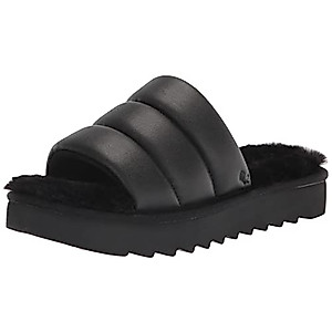 Koolaburra by UGG Women's BRB Slide Sandal, Black, 8