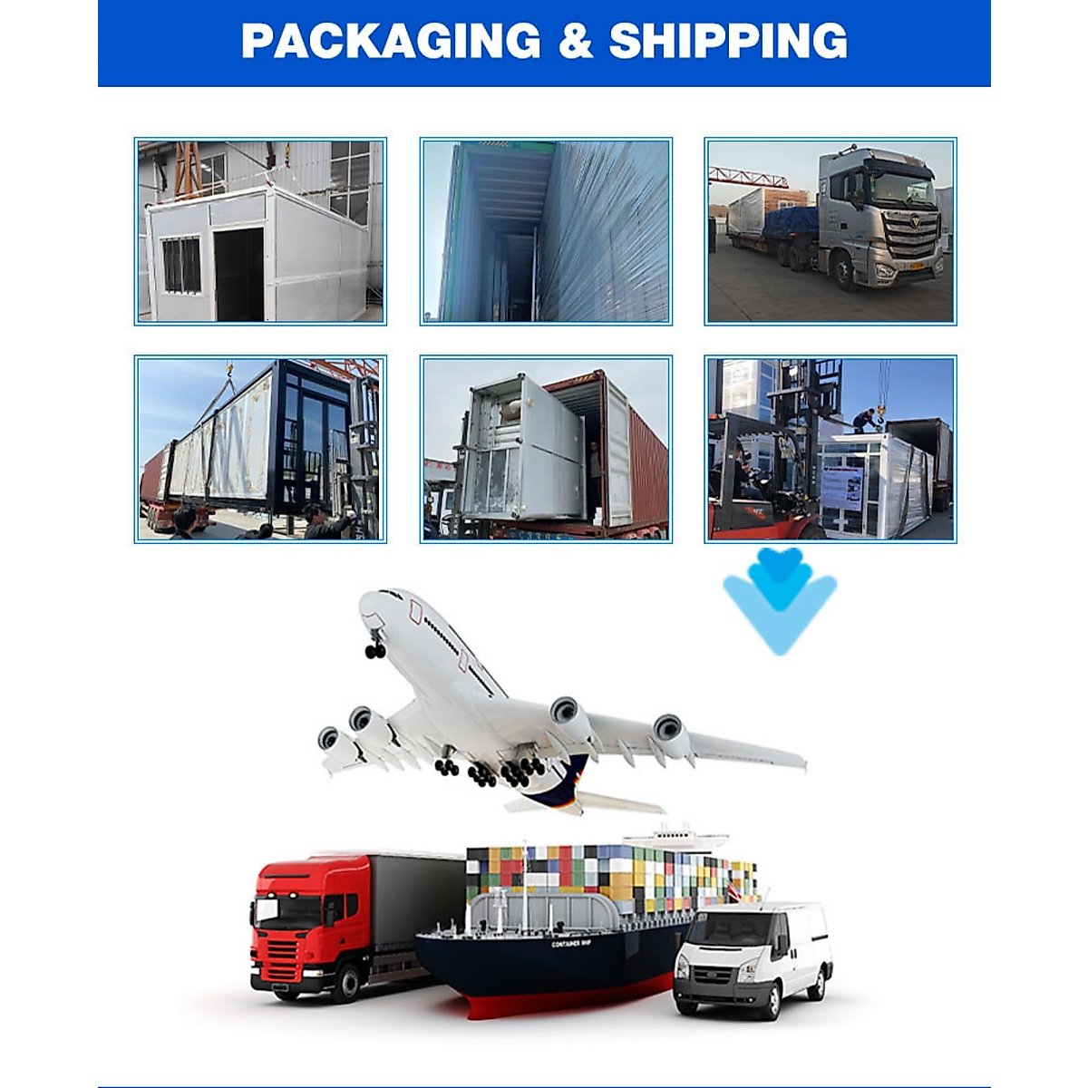 18㎡ Portable prefabricated Container Folding House | Customizable, Expandable, Movable, Stackable | Modular Container Folding Small House is Suitable for Hotels, Shops, Warehouses, Outdoors, etc.