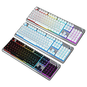 MuYiYi11 Adapter K002 Gaming KeyboardLights Backlight 104 Keys Mechanical Wired PC Keyboard for Gamers Gaming Keyboard for PC Computer Peripherals
