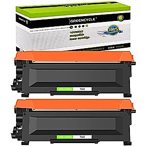 Greencycle black Compatible Toner Cartridge Replacement for Brother TN450 TN420 TN-450 TN-420 use with HL-2270DW HL-2280DW HL-2230 HL-2240 MFC-7360N MFC-7860DW DCP-7065DN Intellifax 2840 2940 (2 Pack)