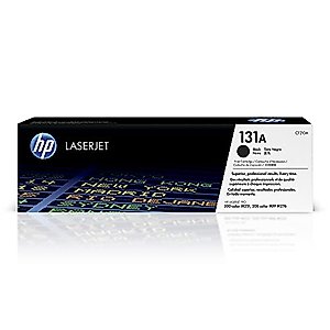 HP 131A Black Toner Cartridge | Works with HP LaserJet Pro 200 color M251 Series, HP LaserJet Pro 200 color MFP M276 Series | CF210A
