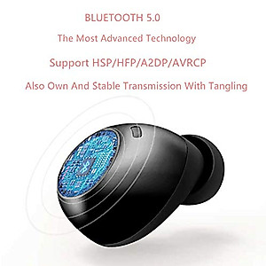 CHEERLINK Wireless Earbuds Bluetooth Headphones 5.0 Earphone, 3D Stereo Sound Earphones Portable with Charging Case Bulid-in Mic IPX7 Waterproof Earbuds TWS for Work/Running/Travel/Gym