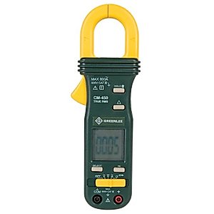 Greenlee CM-450 AC Clamp-on Meter, True RMS, Greens