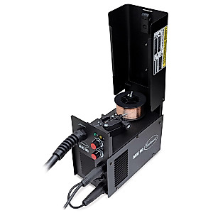 Eastwood 30-90 Amp 120V MIG Welder Machine for MIG and Flux Welding | Portable Welding Machine with Gas Regulator and Spool of Wire | Perfect for Beginners and DIY Project Enthusiast