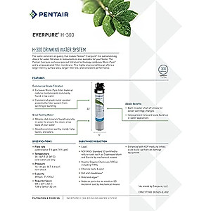 Everpure H-300 Water Filter Replacement Cartridge (EV9270-72 or EV9270-71) (Pack of 2)