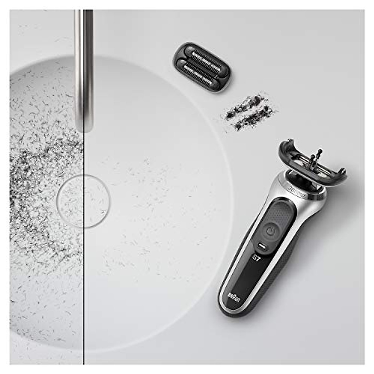 Braun EasyClick Stubble Beard Trimmer Attachment for Series 5, 6 and 7 Electric Shaver 5018s, 5020s, 6075cc, 7071cc, 7075cc, 7085cc, 7020s, 5050cs, 6020s, 6072cc, 7027cs