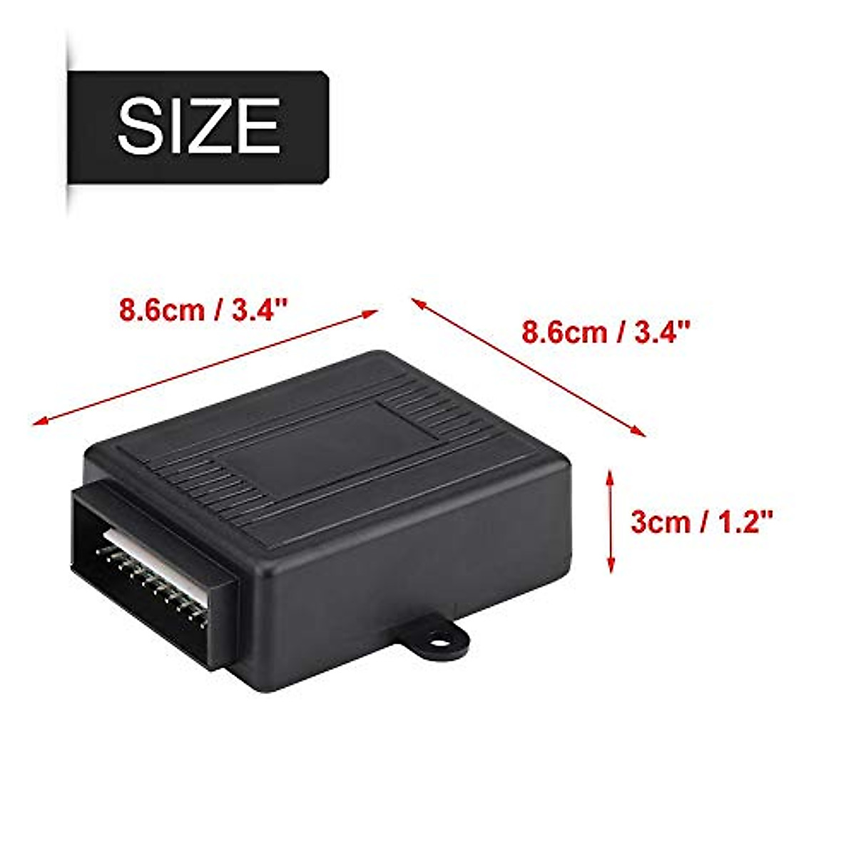 Car Remote Central Kit, Key less Entry System, Car Keyless Entry System with Control Box and 2 Remote Controllers Transmitter for Central Door Lock