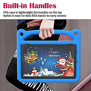 2021 Fire HD 10 & 10 Plus Tablet Case for Kids(11th Generation, 2021 Release)-Lightweight Shockproof Kid-Proof Cover with Stand for All-New Amazon Kindle Fire HD 10 Kids Tablet & Kids Pro Tablet-Blue