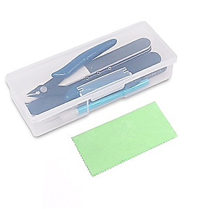 Keadic 9Pcs Gundam Model Tools Kit Hobby Building Tools Craft Set for Basic Model Building, Repairing and Fixing