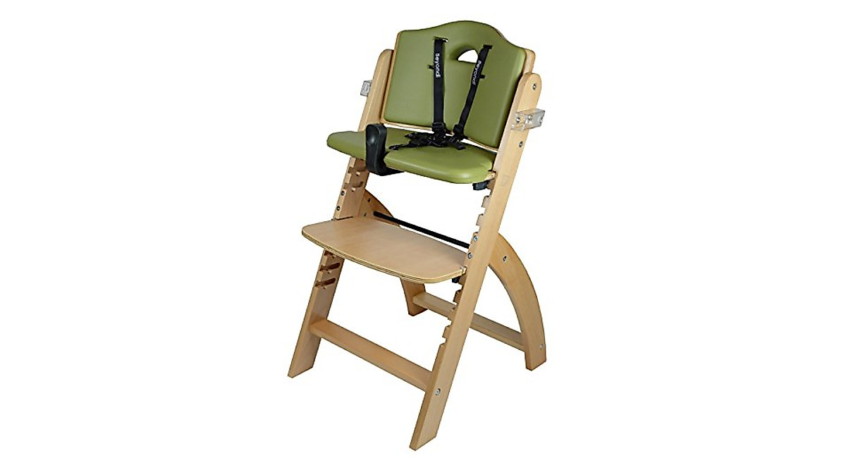 Abiie Beyond Wooden High Chair - Adjustable & Hygienic Baby Dining Solution